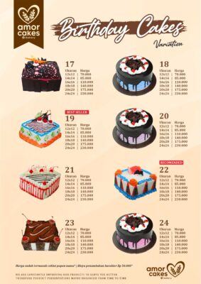 Daftar Harga Bolu Pisang, Brownies dan Dessert Box | Amorcakes & Bakery