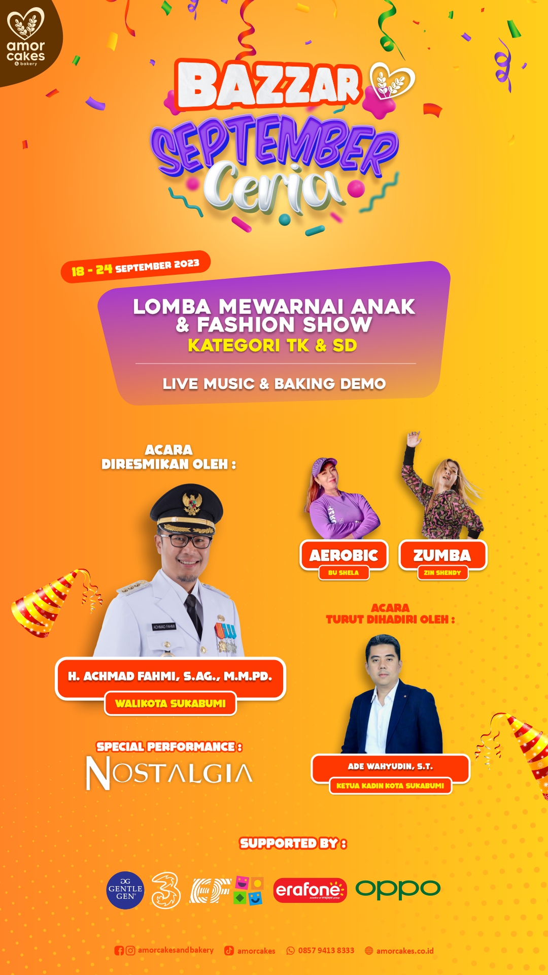 Bazzar September Ceria di Sukabumi | Amorcakes & Bakery